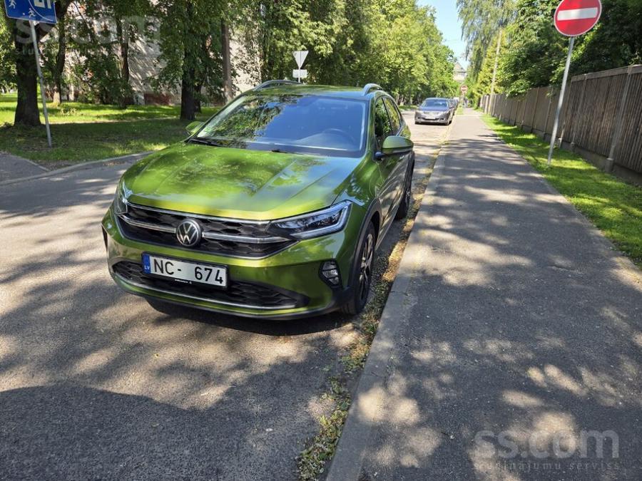 Zaļš Volkswagen Taigo 2022 Rīga, ar dzinēja tilpumu 1.00 L un nobraukumu 36 tūkst. km par 19000 €, foto 1 vietnē AUTOMOTO.COM.LV