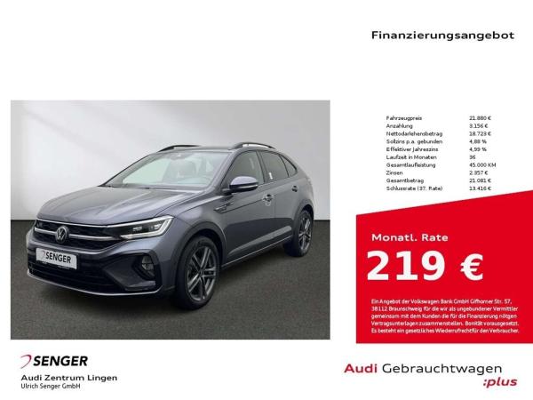 Pelēks Volkswagen Taigo 2022 Kauņa, ar dzinēja tilpumu 1.00 L un nobraukumu 50 tūkst. km par 24336 €, foto 1 vietnē AUTOMOTO.COM.LV