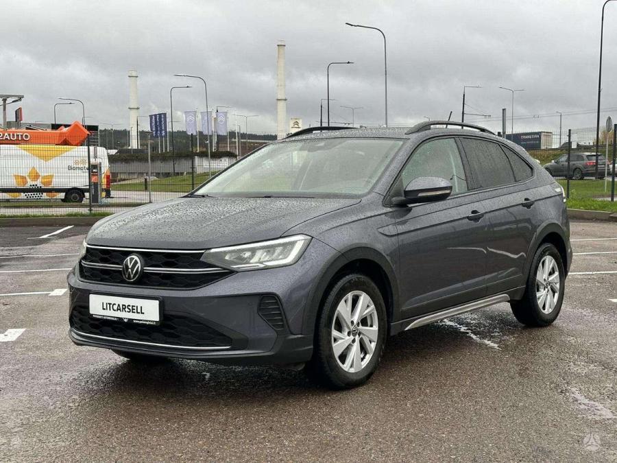 Pelēks Volkswagen Taigo 2022 Viļņa, ar dzinēja tilpumu 1.00 L un nobraukumu 114 tūkst. km par 16750 €, foto 1 vietnē AUTOMOTO.COM.LV