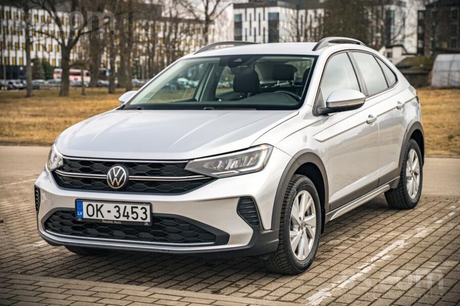 Pelēks Volkswagen Taigo 2022 Rīga, ar dzinēja tilpumu 1.00 L un nobraukumu 0 tūkst. km par 12990 €, foto 1 vietnē AUTOMOTO.COM.LV