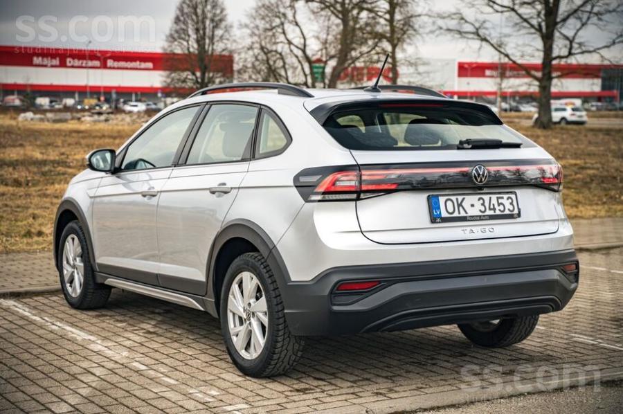 Pelēks Volkswagen Taigo 2022 Rīga, ar dzinēja tilpumu 1.00 L un nobraukumu 0 tūkst. km par 12990 €, foto 7 vietnē AUTOMOTO.COM.LV