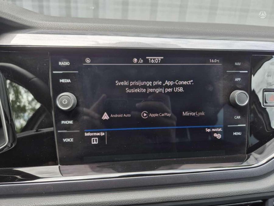 Pelēks Volkswagen Taigo 2022 Viļņa, ar dzinēja tilpumu 1.50 L un nobraukumu 194 tūkst. km par 15900 €, foto 15 vietnē AUTOMOTO.COM.LV