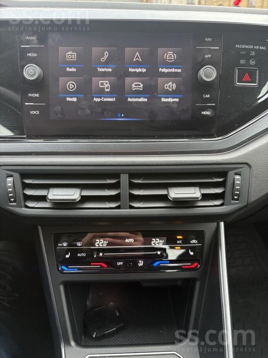 Pelēks Volkswagen Taigo 2022 Rīga, ar dzinēja tilpumu 1.50 L un nobraukumu 45 tūkst. km par 18400 €, foto 11 vietnē AUTOMOTO.COM.LV