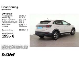 Pelēks Volkswagen Taigo 2023 Kauņa, ar dzinēja tilpumu 1.00 L un nobraukumu 21 tūkst. km par 22379 €, foto 2 vietnē AUTOMOTO.COM.LV