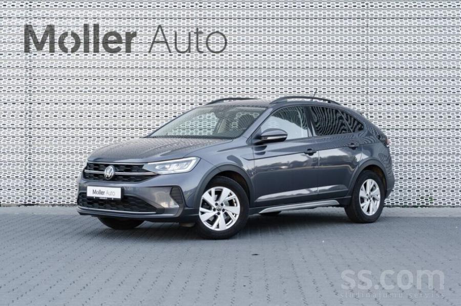 Pelēks Volkswagen Taigo 2023 Rīga, ar dzinēja tilpumu 1.00 L un nobraukumu 60 tūkst. km par 16850 €, foto 1 vietnē AUTOMOTO.COM.LV