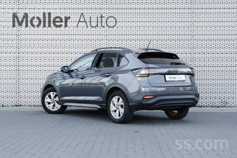Pelēks Volkswagen Taigo 2023 Rīga, ar dzinēja tilpumu 1.00 L un nobraukumu 60 tūkst. km par 16850 €, foto 4 vietnē AUTOMOTO.COM.LV