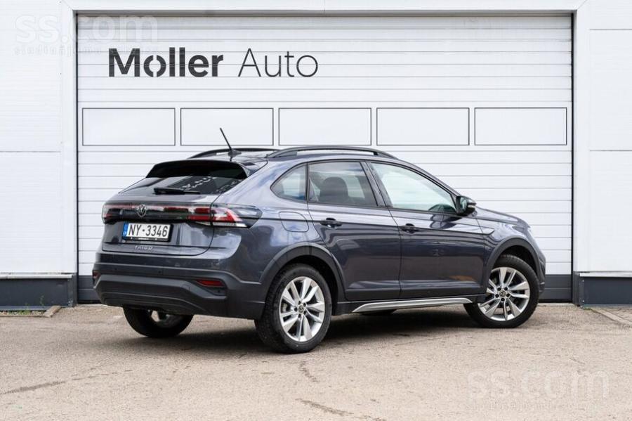 Pelēks Volkswagen Taigo 2024 Rīga, ar dzinēja tilpumu 1.00 L un nobraukumu 20 tūkst. km par 20950 €, foto 5 vietnē AUTOMOTO.COM.LV