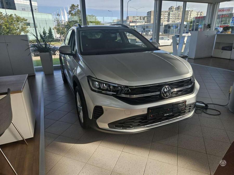 Grey Volkswagen Taigo 2026 in Vilnius, with an engine capacity of 0.00 L and mileage of 0 thousand km for 23370 €, photo 1 on AUTOMOTO.COM.LV