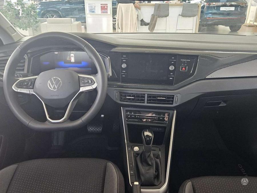 Grey Volkswagen Taigo 2026 in Vilnius, with an engine capacity of 0.00 L and mileage of 0 thousand km for 23370 €, photo 6 on AUTOMOTO.COM.LV