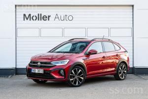 Sarkans Volkswagen Taigo 2022 Rīga, ar dzinēja tilpumu 1.00 L un nobraukumu 77 tūkst. km par 18950 €, foto  vietnē AUTOMOTO.COM.LV