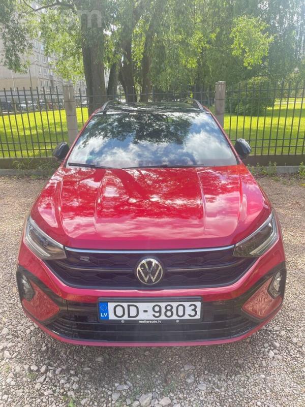 Sarkans Volkswagen Taigo 2025 Rīga, ar dzinēja tilpumu 1.50 L un nobraukumu 5 tūkst. km par 24500 €, foto 2 vietnē AUTOMOTO.COM.LV