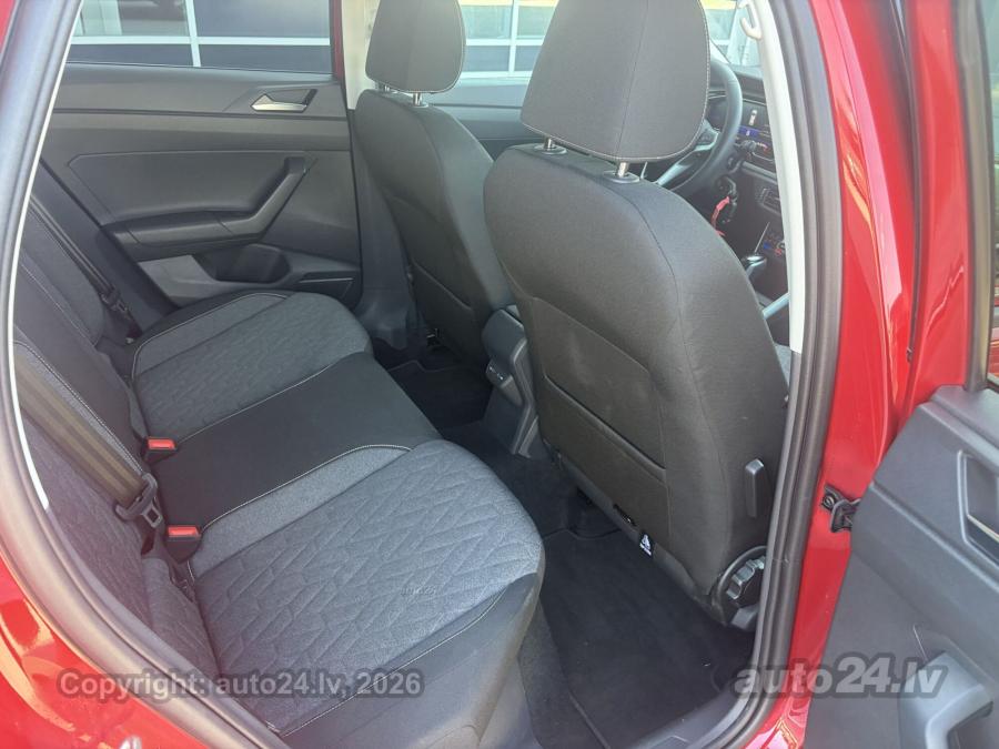 Red Volkswagen Taigo 2024 in Viljandi, with an engine capacity of 1.00 L and mileage of 11 thousand km for 22990 €, photo 9 on AUTOMOTO.COM.LV