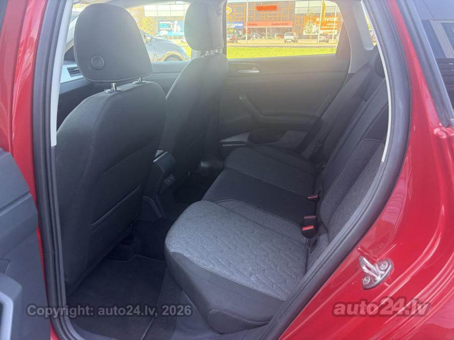Red Volkswagen Taigo 2024 in Viljandi, with an engine capacity of 1.00 L and mileage of 11 thousand km for 22990 €, photo 10 on AUTOMOTO.COM.LV