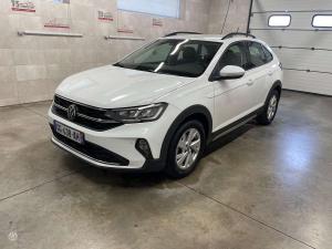 White Volkswagen Taigo 2022 in Marijampole, with an engine capacity of 1.00 L and mileage of 182 thousand km for 14399 €, photo  on AUTOMOTO.COM.LV
