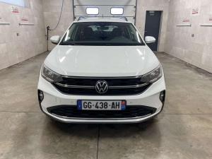 White Volkswagen Taigo 2022 in Marijampole, with an engine capacity of 1.00 L and mileage of 182 thousand km for 14399 €, photo 3 on AUTOMOTO.COM.LV