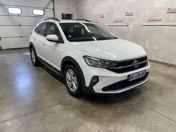 White Volkswagen Taigo 2022 in Marijampole, with an engine capacity of 1.00 L and mileage of 182 thousand km for 14399 €, photo 3 on AUTOMOTO.COM.LV