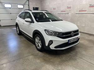 White Volkswagen Taigo 2022 in Marijampole, with an engine capacity of 1.00 L and mileage of 182 thousand km for 14399 €, photo 4 on AUTOMOTO.COM.LV