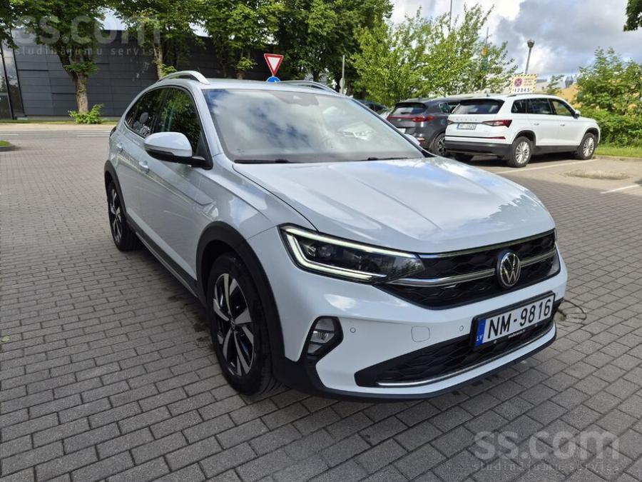 Balts Volkswagen Taigo 2023 Rīga, ar dzinēja tilpumu 1.00 L un nobraukumu 64 tūkst. km par 17300 €, foto 3 vietnē AUTOMOTO.COM.LV