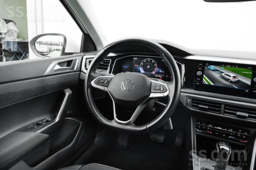 White Volkswagen Taigo 2023 in Riga, with an engine capacity of 1.00 L and mileage of 95 thousand km for 16850 €, photo 24 on AUTOMOTO.COM.LV