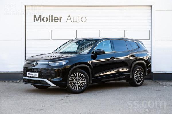 Melns Volkswagen Tayron 2025 Rīga, ar dzinēja tilpumu 1.50 L un nobraukumu 29 tūkst. km par 37500 €, foto  vietnē AUTOMOTO.COM.LV