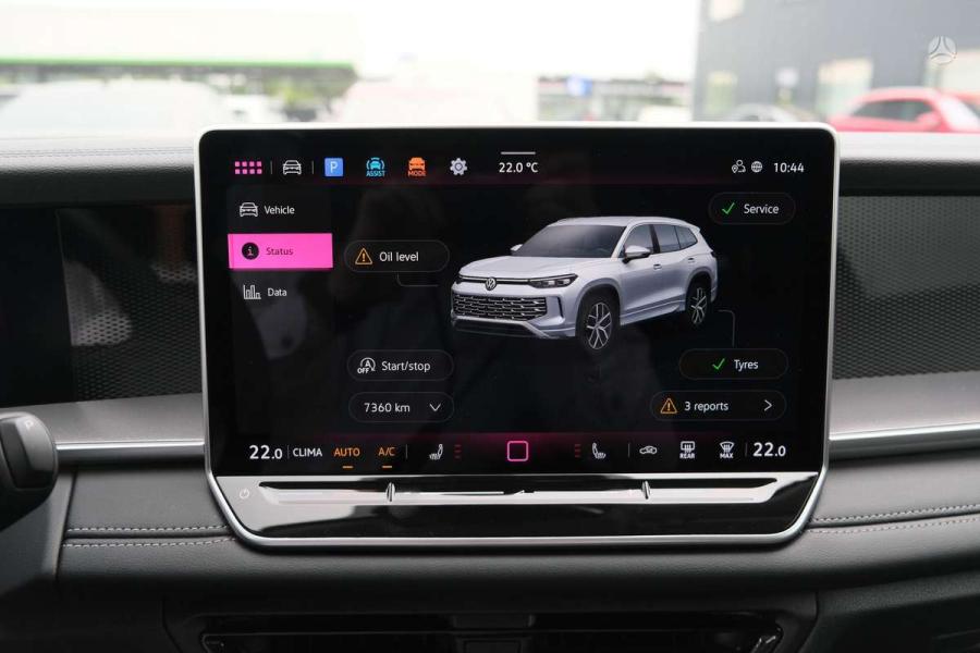 Melns Volkswagen Tayron 2025 Viļņa, ar dzinēja tilpumu 1.50 L un nobraukumu 8 tūkst. km par 35400 €, foto 12 vietnē AUTOMOTO.COM.LV