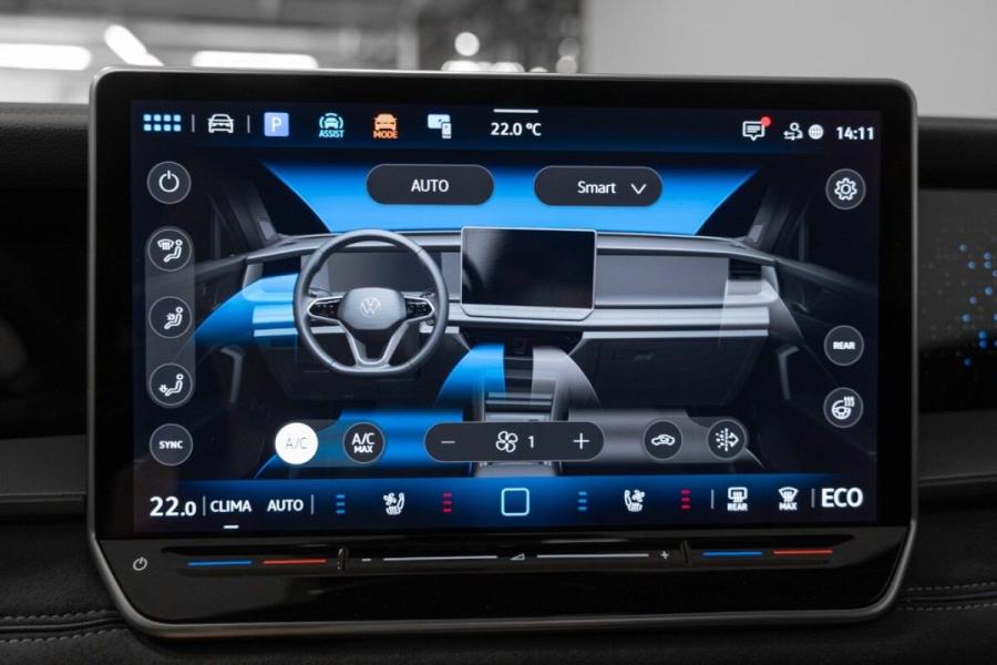 Melns Volkswagen Tayron 2025 Viļņa, ar dzinēja tilpumu 1.50 L un nobraukumu 20 tūkst. km par 47500 €, foto 24 vietnē AUTOMOTO.COM.LV