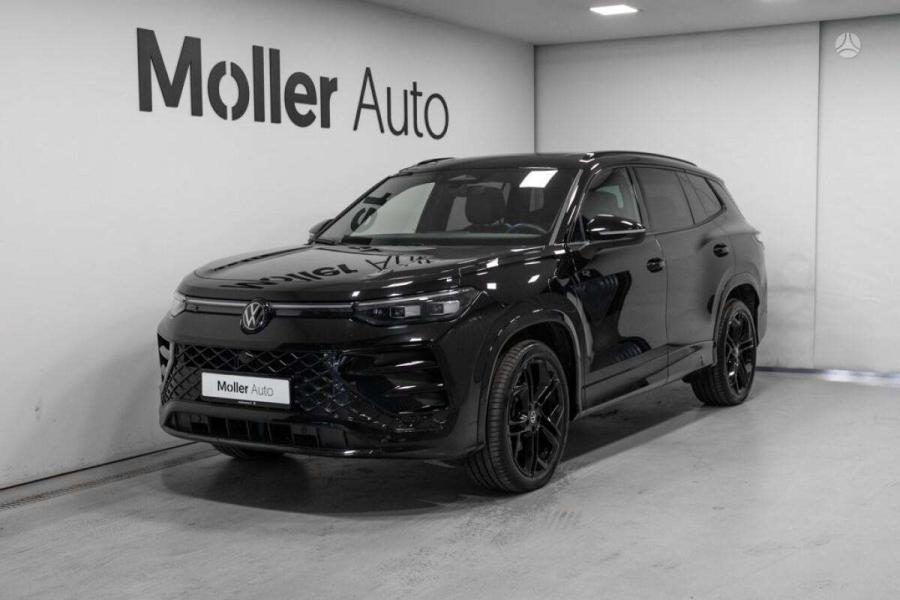 Melns Volkswagen Tayron 2025 Viļņa, ar dzinēja tilpumu 1.50 L un nobraukumu 20 tūkst. km par 47500 €, foto 1 vietnē AUTOMOTO.COM.LV