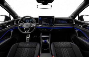 Black Volkswagen Tayron 2025 in Kaunas, with an engine capacity of 1.98 L and mileage of 72 thousand km for 44900 €, photo 6 on AUTOMOTO.COM.LV