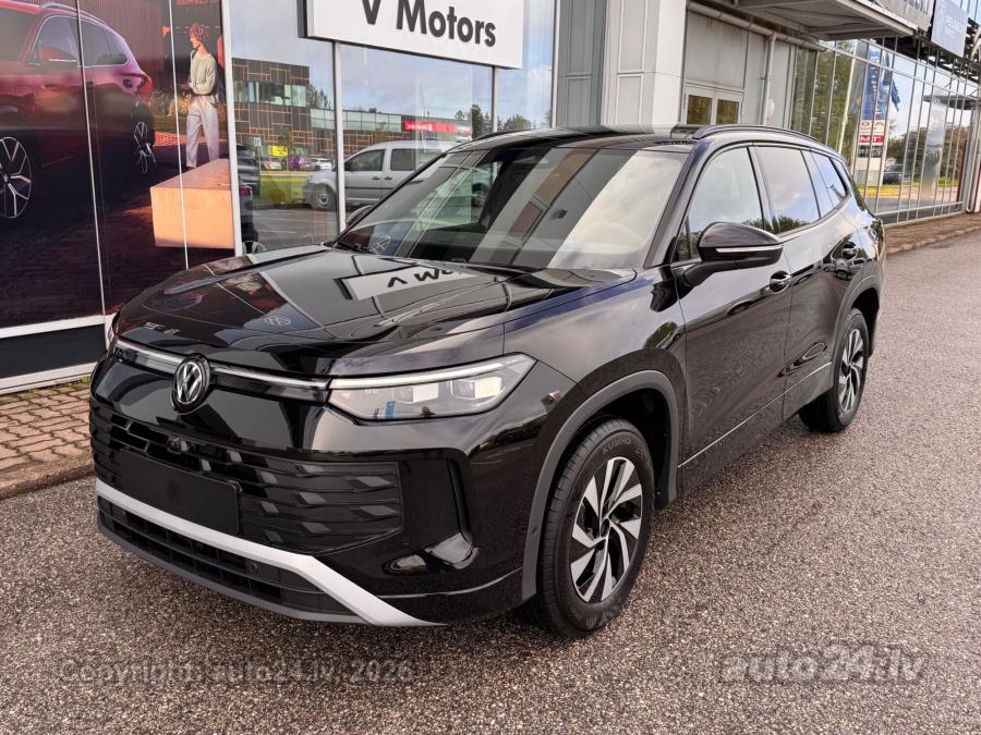 Melns Volkswagen Tayron 2026 Viljandi, ar dzinēja tilpumu 2.00 L un nobraukumu 0 tūkst. km par 45800 €, foto 1 vietnē AUTOMOTO.COM.LV