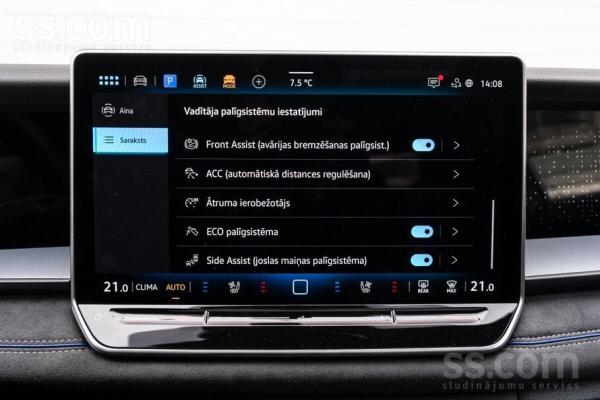 Green Volkswagen Tayron 2025 in Riga, with an engine capacity of 2.00 L and mileage of 38 thousand km for 45950 €, photo 10 on AUTOMOTO.COM.LV
