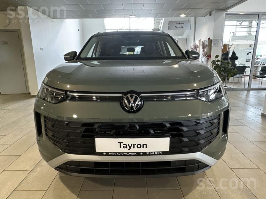 Green Volkswagen Tayron 2026 in Valmiera, with an engine capacity of 1.50 L and mileage of 0 thousand km for 40910 €, photo 6 on AUTOMOTO.COM.LV