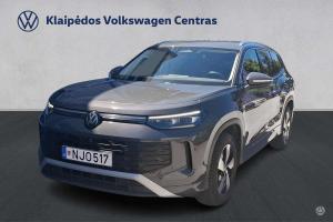 Pelēks Volkswagen Tayron 2025 Klaipėda, ar dzinēja tilpumu 1.50 L un nobraukumu 30 tūkst. km par 34900 €, foto  vietnē AUTOMOTO.COM.LV