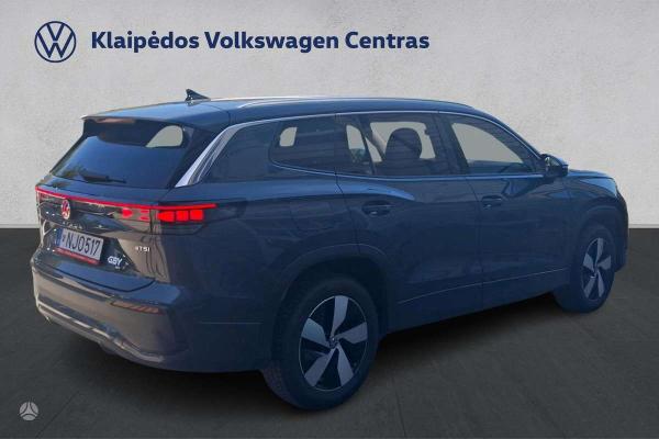 Grey Volkswagen Tayron 2025 in Klaipeda, with an engine capacity of 1.50 L and mileage of 30 thousand km for 34900 €, photo 5 on AUTOMOTO.COM.LV