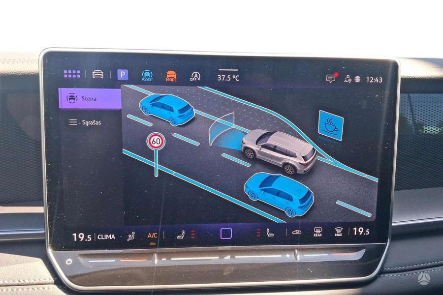 Pelēks Volkswagen Tayron 2025 Klaipėda, ar dzinēja tilpumu 1.50 L un nobraukumu 30 tūkst. km par 34900 €, foto 14 vietnē AUTOMOTO.COM.LV