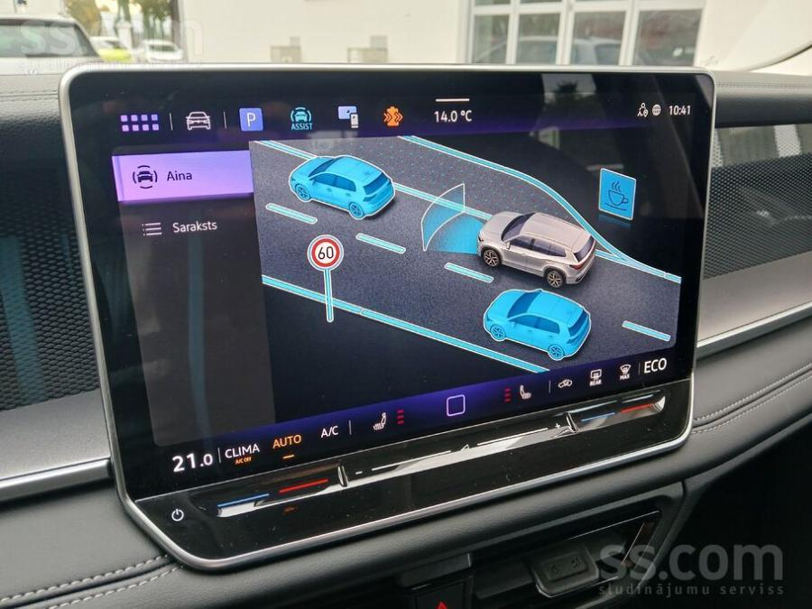 Pelēks Volkswagen Tayron 2026 Daugavpils, ar dzinēja tilpumu 2.00 L un nobraukumu 10 tūkst. km par 38372 €, foto 18 vietnē AUTOMOTO.COM.LV