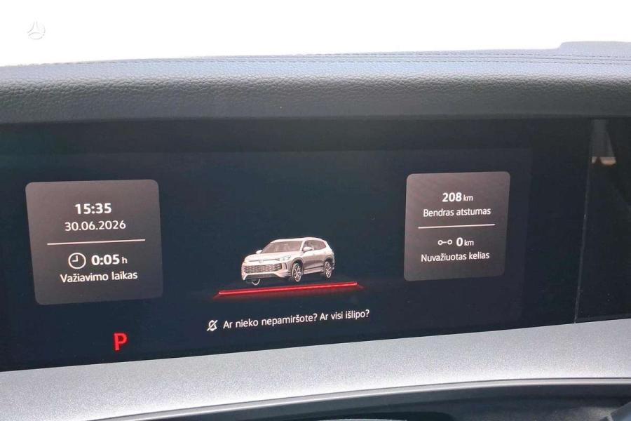 Pelēks Volkswagen Tayron 2026 Klaipėda, ar dzinēja tilpumu 1.50 L un nobraukumu 208 tūkst. km par 49900 €, foto 13 vietnē AUTOMOTO.COM.LV