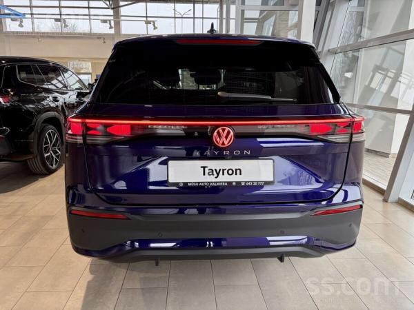 Violets Volkswagen Tayron 2026 Valmiera, ar dzinēja tilpumu 2.00 L un nobraukumu 0 tūkst. km par 42180 €, foto 5 vietnē AUTOMOTO.COM.LV