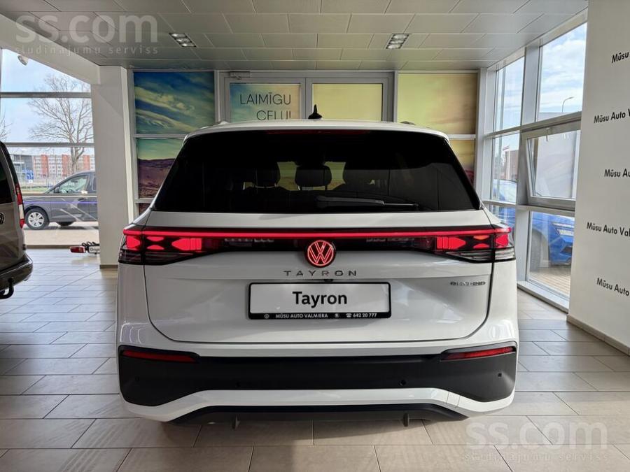 Balts Volkswagen Tayron 2026 Valmiera, ar dzinēja tilpumu 1.50 L un nobraukumu 7 tūkst. km par 42851 €, foto 7 vietnē AUTOMOTO.COM.LV
