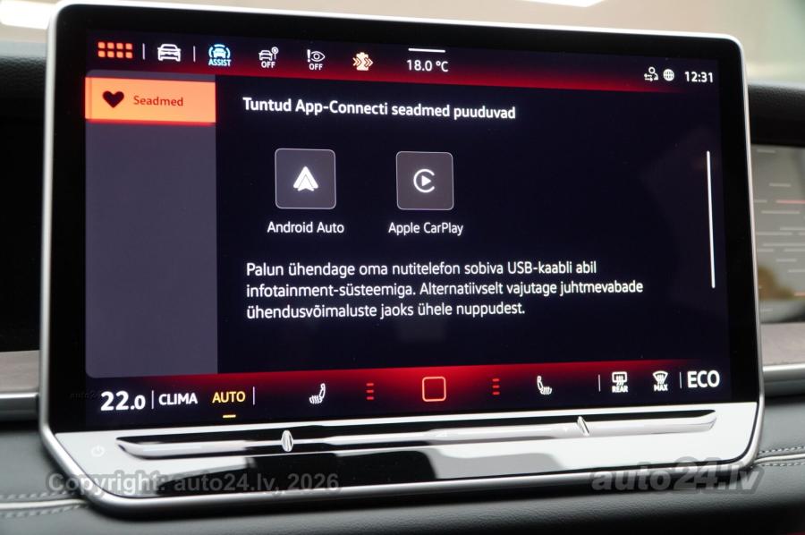 Balts Volkswagen Tayron 2025 Tallina, ar dzinēja tilpumu 1.50 L un nobraukumu 12 tūkst. km par 41900 €, foto 20 vietnē AUTOMOTO.COM.LV