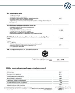 Белый Фольксваген Тайрон 2025 в Таллин, объемом двигателя 1.50 л и пробегом 11 тыс. км за 52900 €, фото 10 на AUTOMOTO.COM.LV
