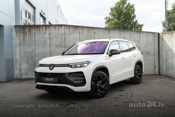 Balts Volkswagen Tayron 2025 Tartu, ar dzinēja tilpumu 2.00 L un nobraukumu 13 tūkst. km par 49900 €, foto 1 vietnē AUTOMOTO.COM.LV