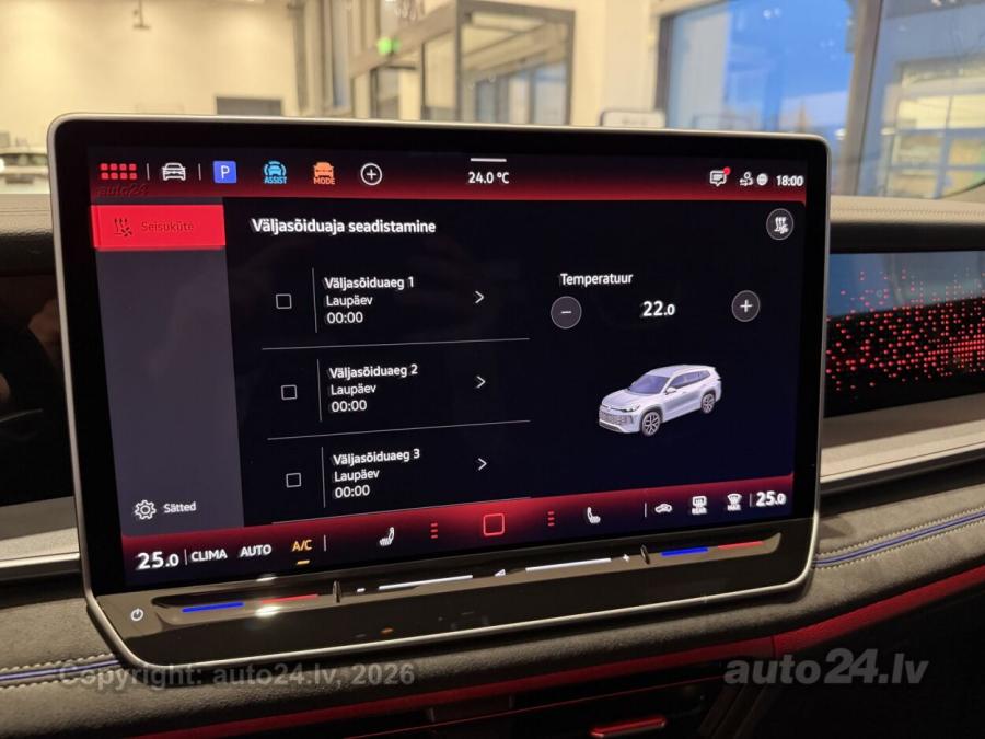 Balts Volkswagen Tayron 2026 Pērnava, ar dzinēja tilpumu 1.50 L un nobraukumu 1 tūkst. km par 46837 €, foto 15 vietnē AUTOMOTO.COM.LV