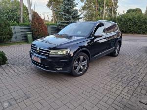Melns Volkswagen Tiguan Allspace 2017 Kelmė, ar dzinēja tilpumu 1.97 L un nobraukumu 173 tūkst. km par 17999 €, foto  vietnē AUTOMOTO.COM.LV