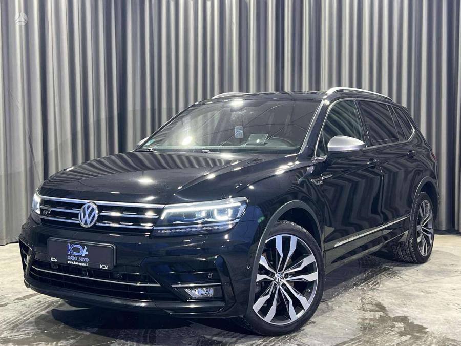Black Volkswagen Tiguan Allspace 2018 in Marijampole, with an engine capacity of 1.97 L and mileage of 265 thousand km for 17950 €, photo 7 on AUTOMOTO.COM.LV