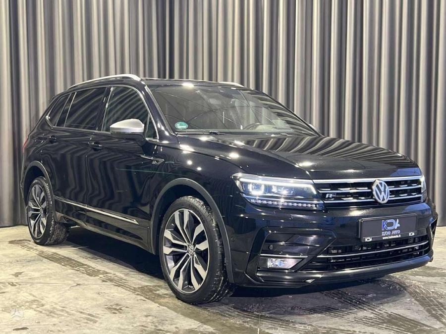 Black Volkswagen Tiguan Allspace 2018 in Marijampole, with an engine capacity of 1.97 L and mileage of 265 thousand km for 17950 €, photo 9 on AUTOMOTO.COM.LV