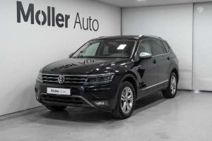 Melns Volkswagen Tiguan Allspace 2019 Viļņa, ar dzinēja tilpumu 2.00 L un nobraukumu 167 tūkst. km par 21900 €, foto  vietnē AUTOMOTO.COM.LV