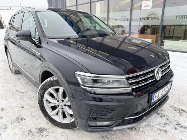 Melns Volkswagen Tiguan Allspace 2019 Viļņa, ar dzinēja tilpumu 1.97 L un nobraukumu 281 tūkst. km par 15900 €, foto 1 vietnē AUTOMOTO.COM.LV