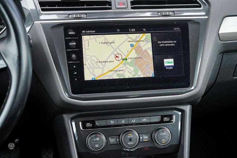 Черный Фольксваген Tiguan Allspace 2019 в Каунас, объемом двигателя 1.97 л и пробегом 200 тыс. км за 14950 €, фото 19 на AUTOMOTO.COM.LV
