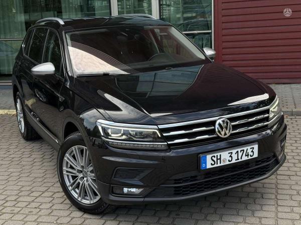 Black Volkswagen Tiguan Allspace 2021 in Klaipeda, with an engine capacity of 1.97 L and mileage of 225 thousand km for 18800 €, photo 7 on AUTOMOTO.COM.LV