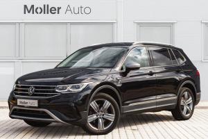 Melns Volkswagen Tiguan Allspace 2022 Ventspils, ar dzinēja tilpumu 2.00 L un nobraukumu 126 tūkst. km par 30500 €, foto 1 vietnē AUTOMOTO.COM.LV